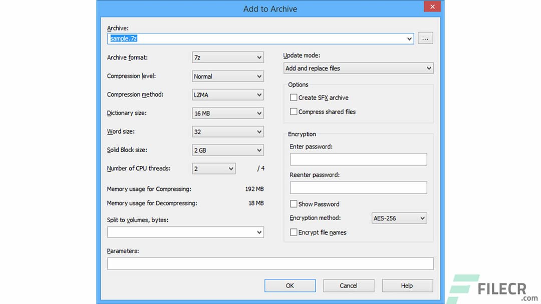 7-Zip 25.01 Free Download Offline Installer - FileCR