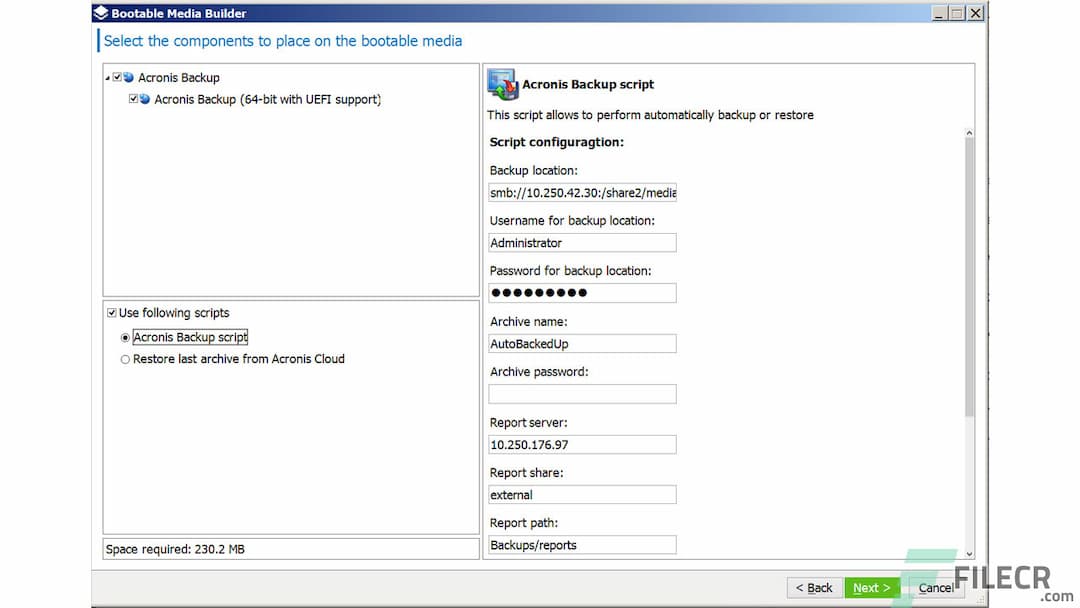 Acronis Cyber Backup 12.5.16545 BootCD Free Download - FileCR