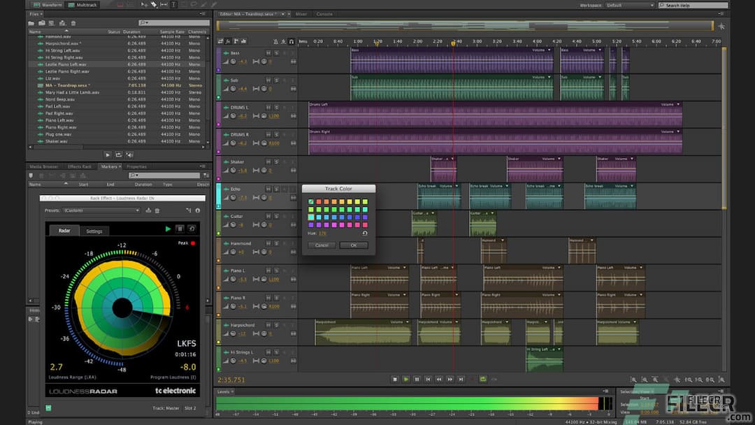 Adobe Audition 2025 v25.2.0 for MacOS Free Download - FileCR