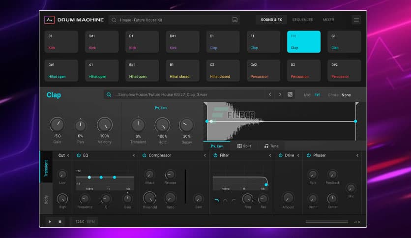 ADSR Sounds ADSRDrumMachine 1.4.0 Free Download - FileCR