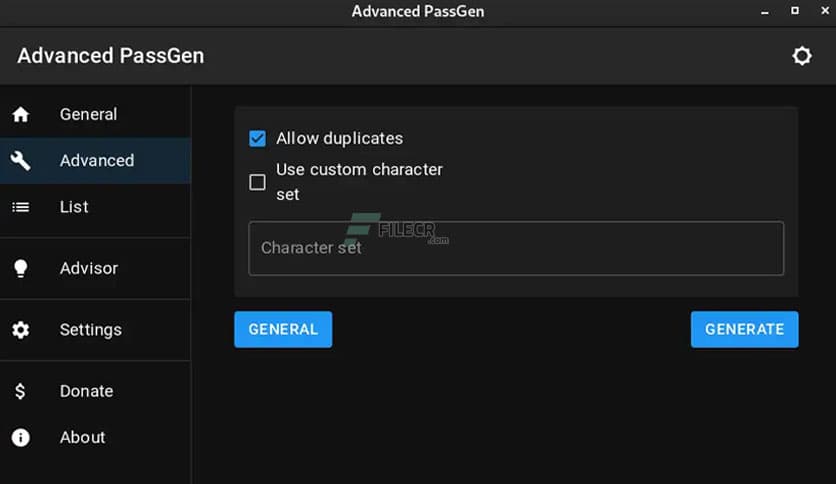 Advanced PassGen 2.5.2 Free Download - FileCR