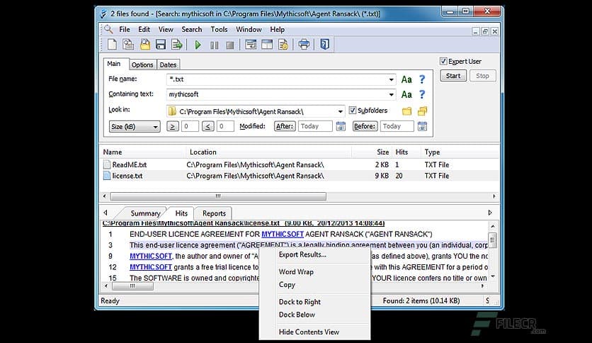 Agent Ransack Pro 2022.3522 Free Download - FileCR