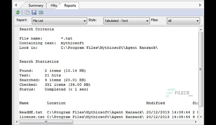 Agent Ransack Pro 2022.3522 Free Download - FileCR