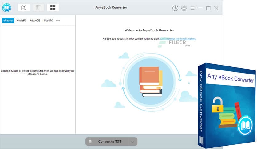Any eBook Converter 1.2.1 Free Download - FileCR