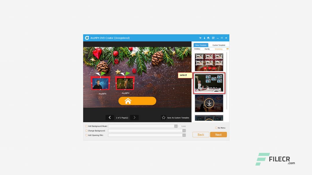 AnyMP4 DVD Creator 7.3.22 Free Download - FileCR