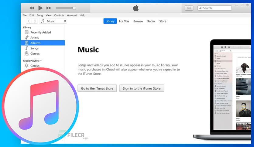 iTunes For Windows 12.13.9.1 (32-bit/64-bit) Download - FileCR