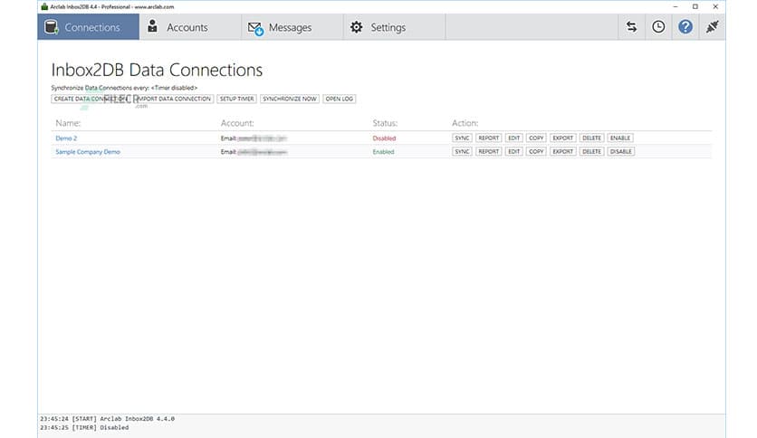 Arclab Inbox2DB 6.4 Free Download - FileCR