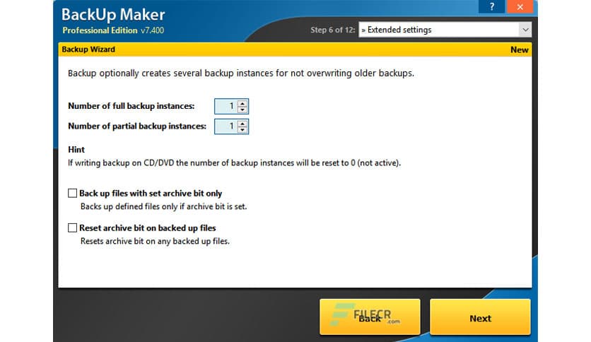 BackUp Maker Professional 8.318 Free Download - FileCR