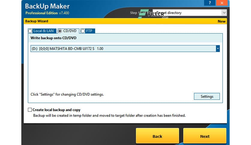 BackUp Maker Professional 8.317 Free Download - FileCR