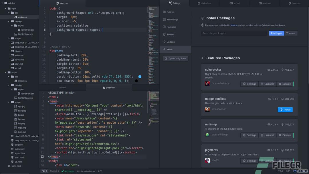 Atom 1.61.0 Free Download - FileCR