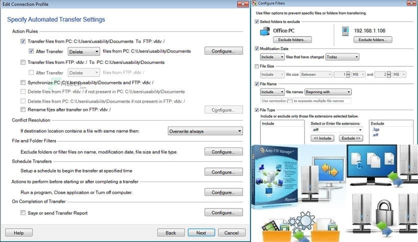 Auto FTP Manager 7.12 Free Download - FileCR