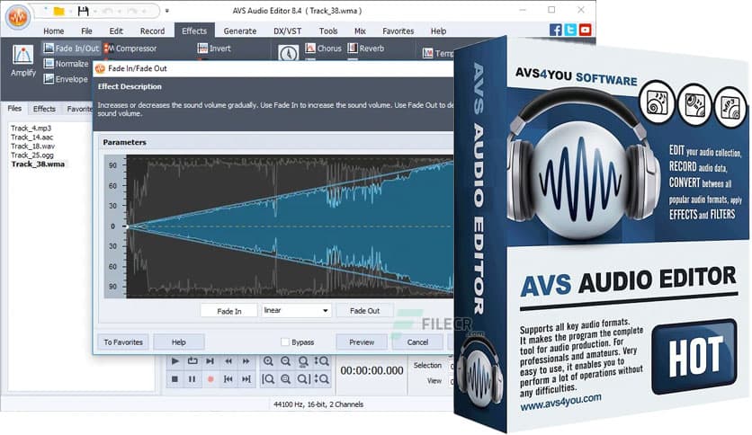 AVS Audio Editor 11.1.4.3 Free Download - FileCR