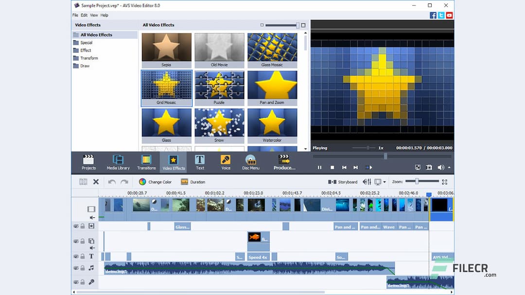 AVS Video Editor 11.1.2.42 Free Download - FileCR