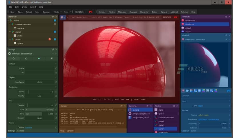 Bella Render GUI 21.4.0 Free Download - FileCR
