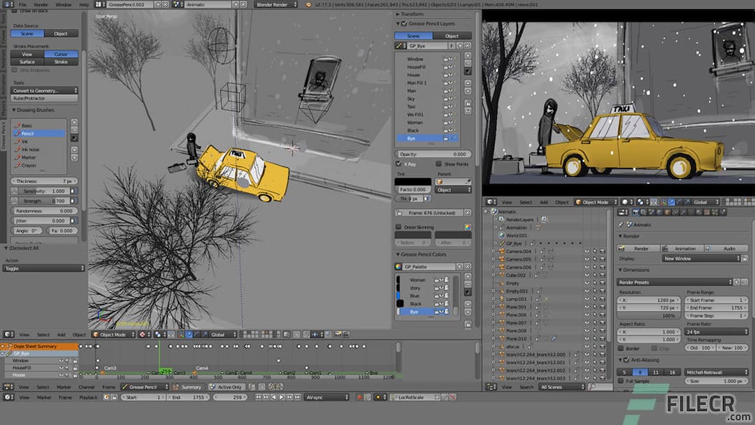 Blender 5.1.1 for Windows Free Download - FileCR