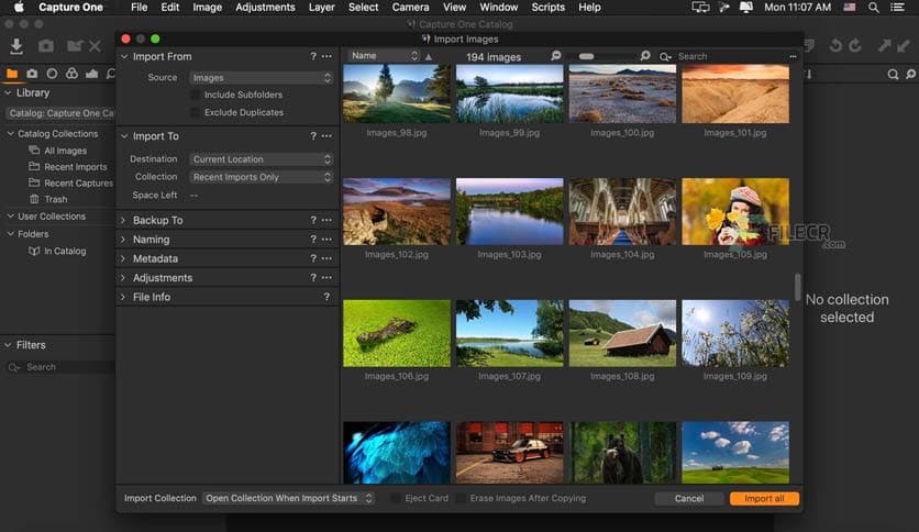 Capture One Pro 16.7.2.32 for MacOS Free Download - FileCR