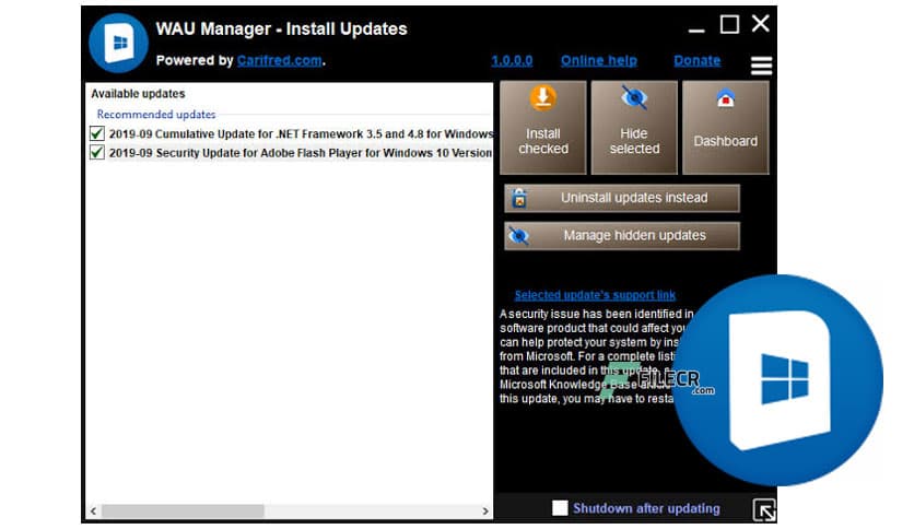 WAU Manager (Windows Automatic Updates) 3.8.6.0 - FileCR