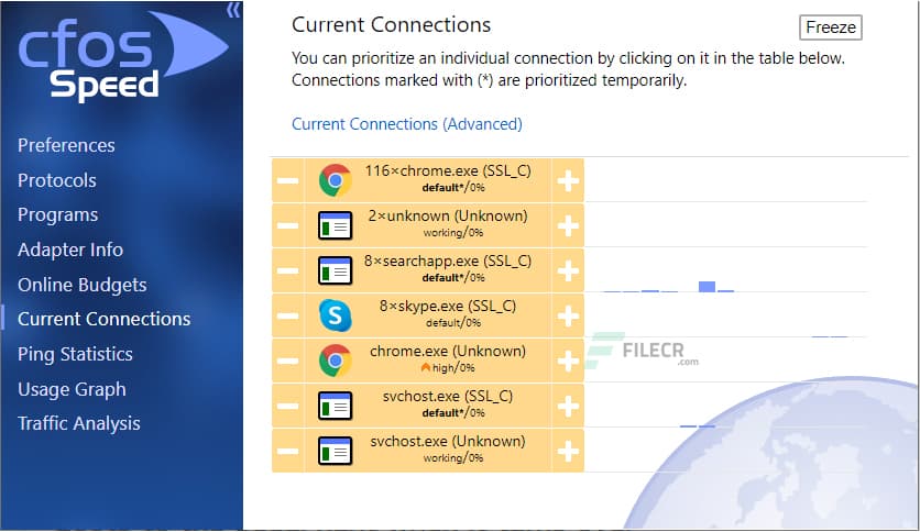 cFosSpeed 13.01.3001 Free Download - FileCR