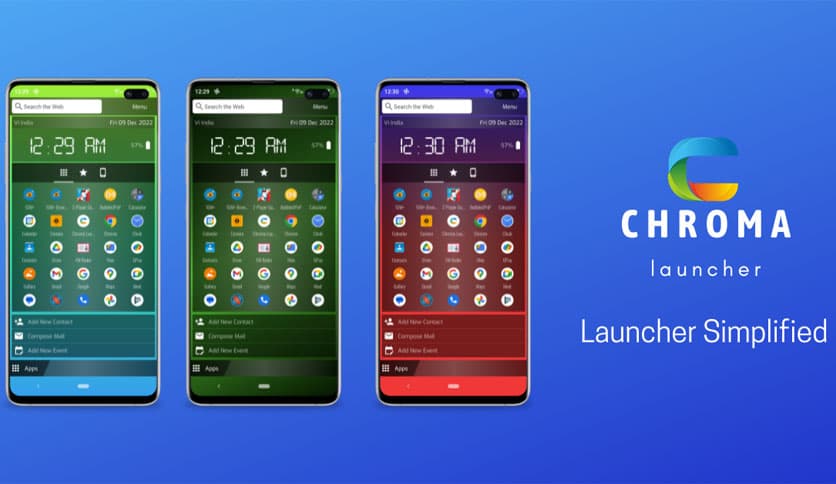 Chroma Launcher v1.9 Pro APK Free Download - FileCR