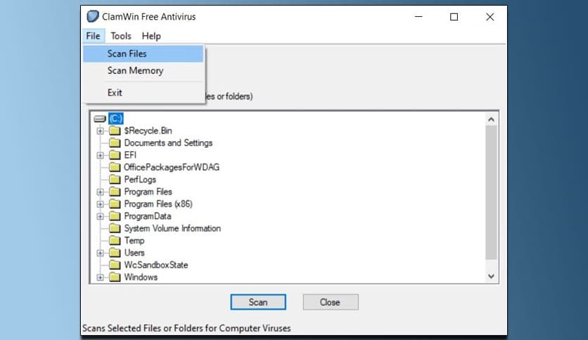 ClamWin Free Antivirus 0.103.2.1 Free Download - FileCR