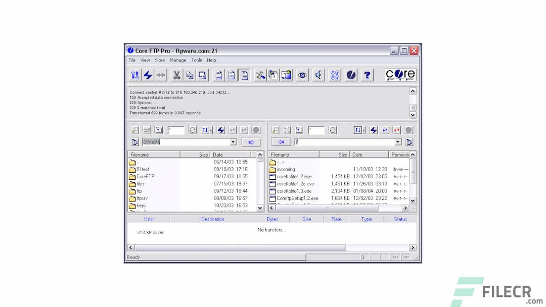 Core FTP Pro 2.2 Build 1960 Free Download - FileCR