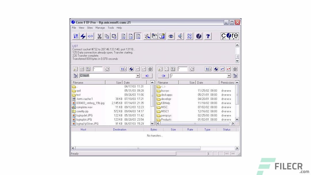 Core FTP Pro 2.2 Build 1960 Free Download - FileCR