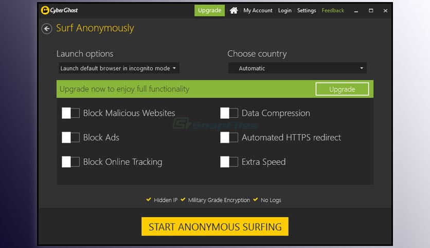 CyberGhost VPN 9.1.0 Free Download - FileCR