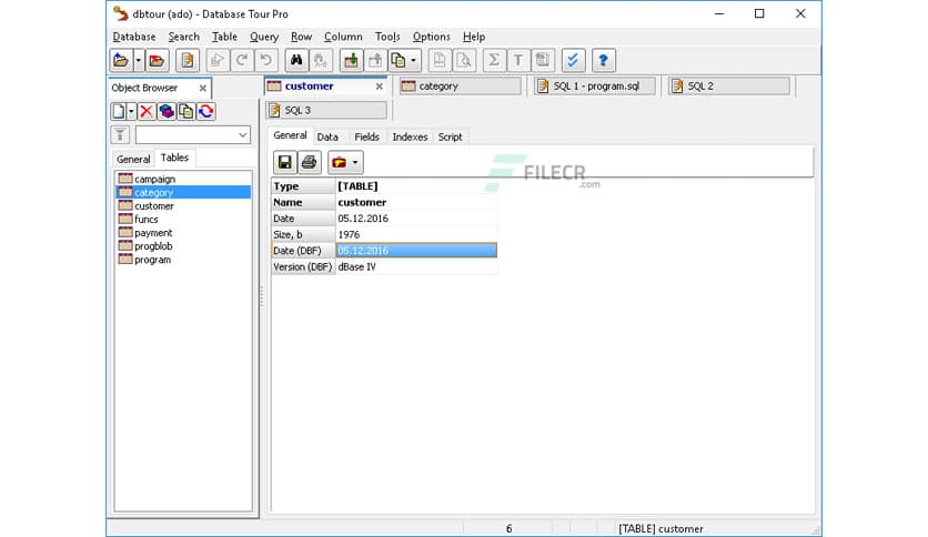 Database Tour Pro 11.5.12.713 Free Download - FileCR