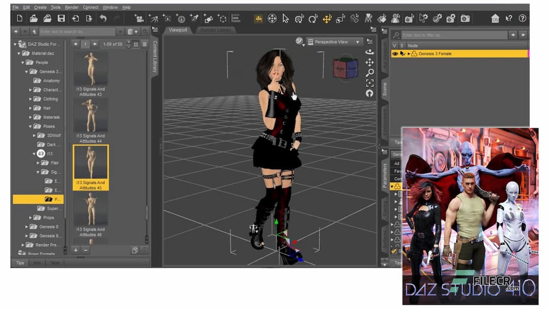 DAZ Studio Professional 4.24.0.3 Free Download - FileCR