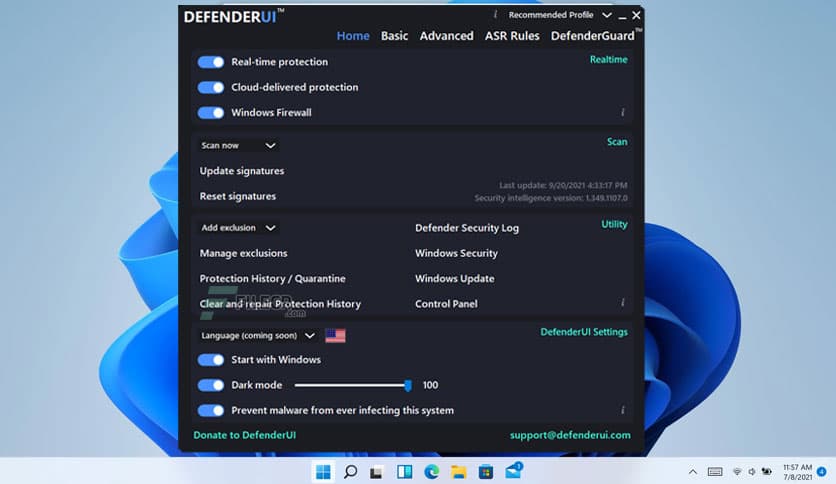 DefenderUI 1.45 Free Download - FileCR