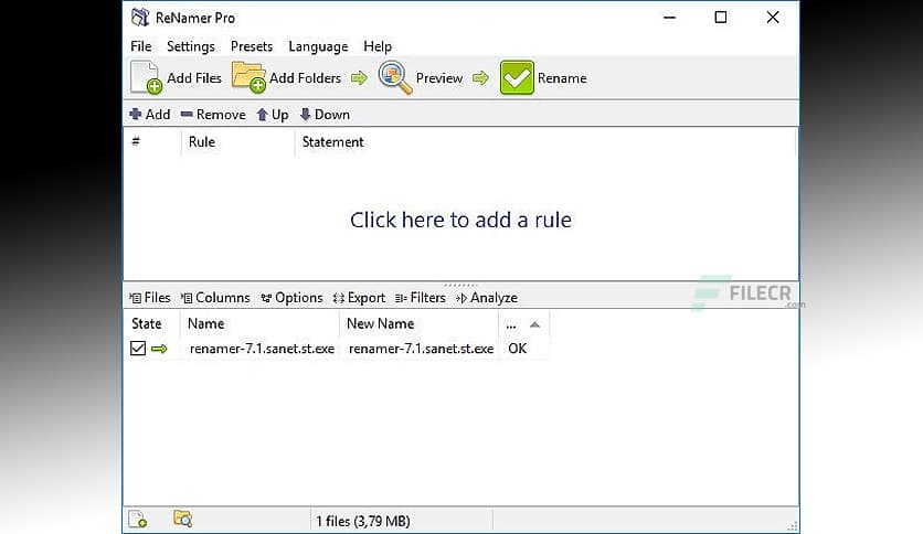 Den4b ReNamer Pro 7.8.0 Full Version Free Download - FileCR