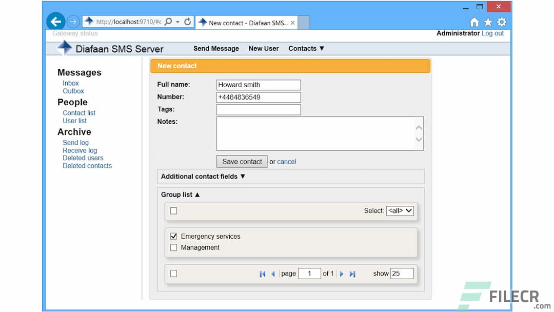 Diafaan SMS Server Full 4.8.0 Full Version Free Download - FileCR