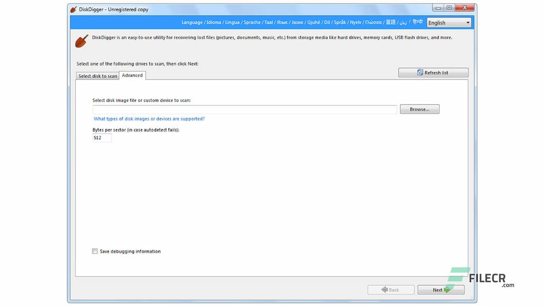 DiskDigger 2.0.11.4091 Free Download - FileCR