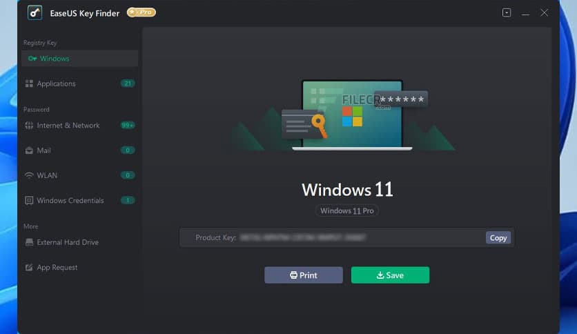 EaseUS Key Finder Pro 4.1.6 Full Version Free Download - FileCR