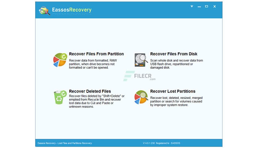 Eassos CuteRecovery 4.5.0.460 Full Version - FileCR