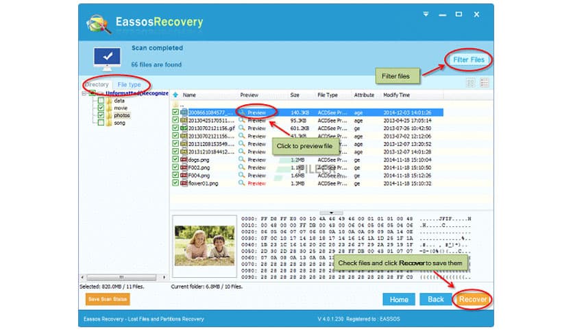 Eassos CuteRecovery 4.5.0.460 Full Version - FileCR