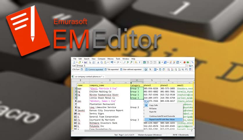EmEditor 25.3.2 Free Download - FileCR