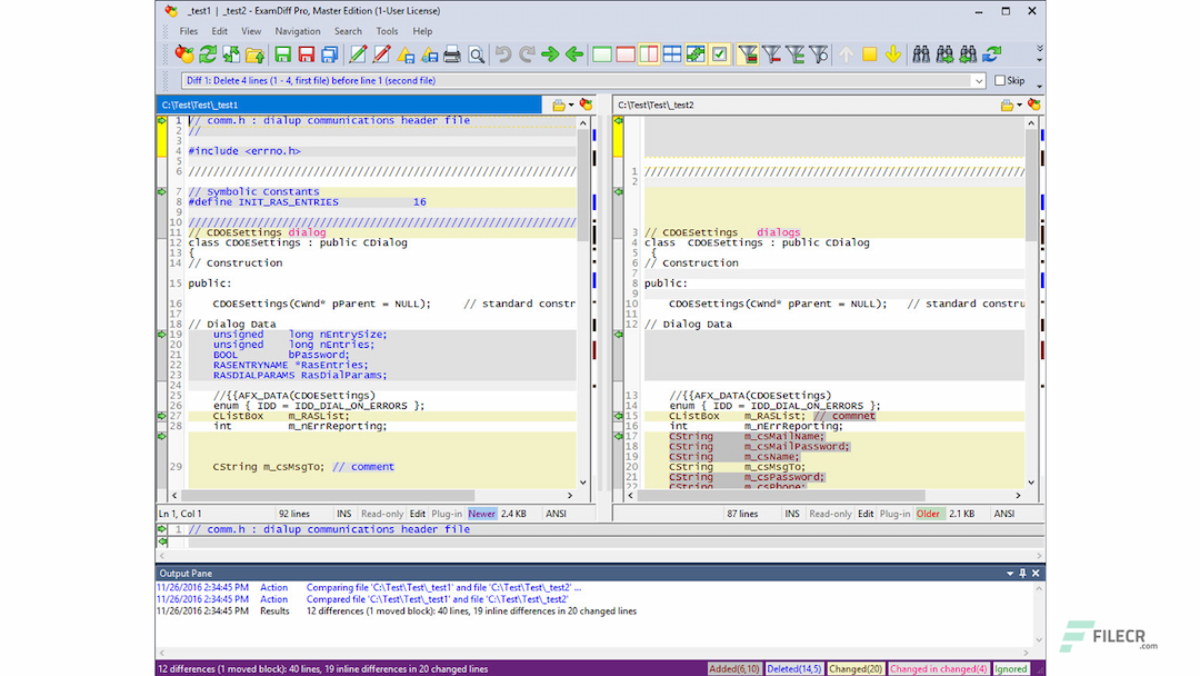 ExamDiff Pro Master Edition 16.0.1.10 Free Download - FileCR