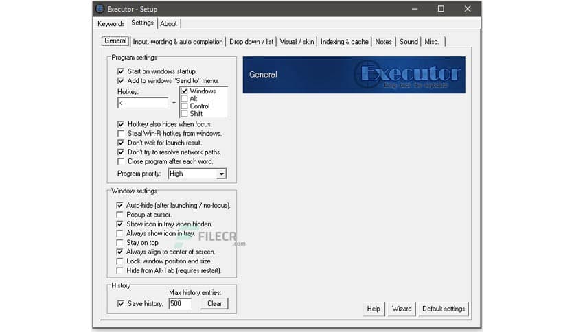 Executor 2.1.12 Free Download - FileCR