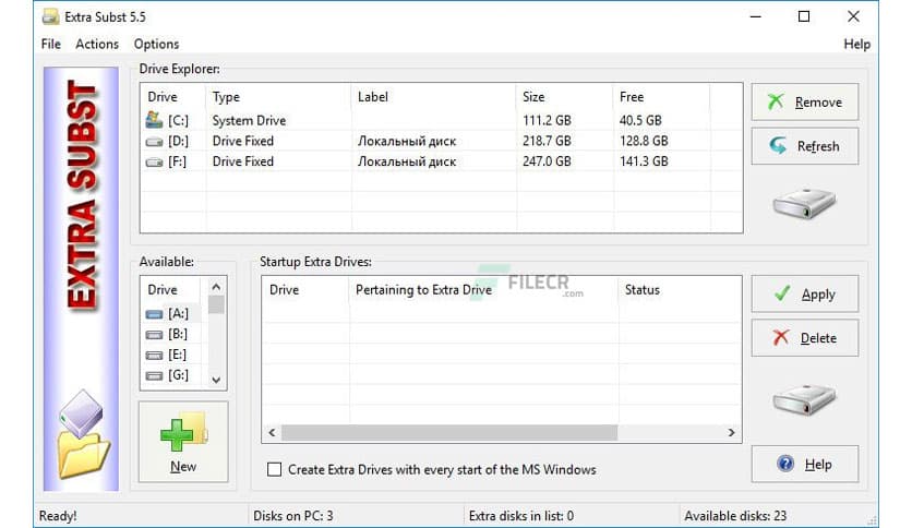 Extra Subst 25.12.1 Full Version Free Download - FileCR