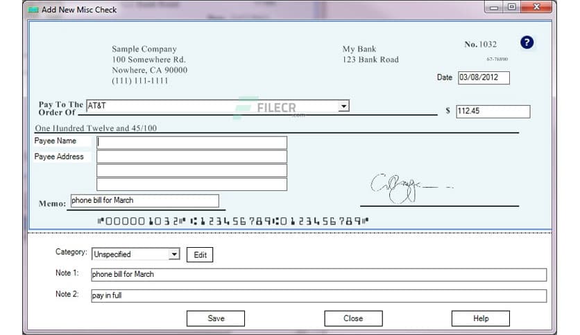ezCheckPrinting 9.1.14 Free Download - FileCR