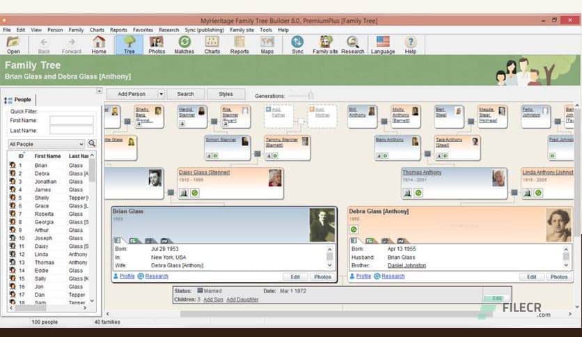 Family Tree Builder 8.0.0.8642 Free Download - FileCR