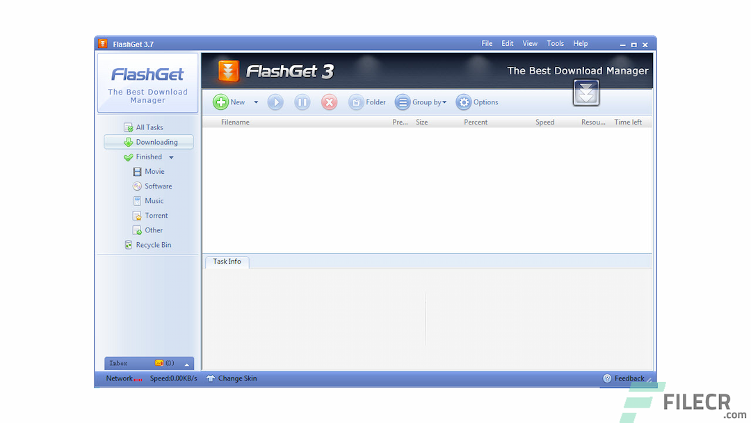 FlashGet Download Manager 3.7.0.1220 - FileCR