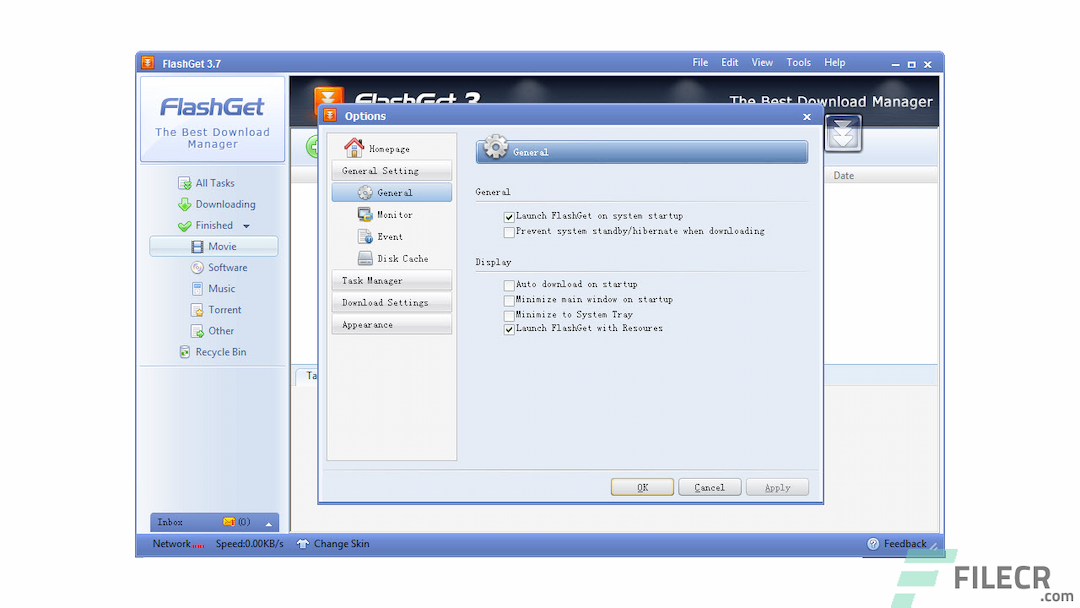 FlashGet Download Manager 3.7.0.1220 - FileCR