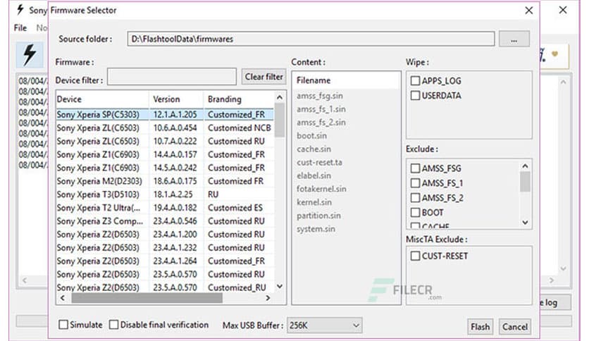 Flashtool 0.9.36.0 Full Version Free Download - FileCR