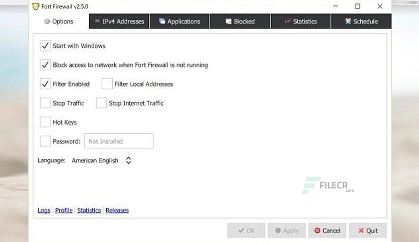 Fort Firewall 3.19.9 Free Download - FileCR
