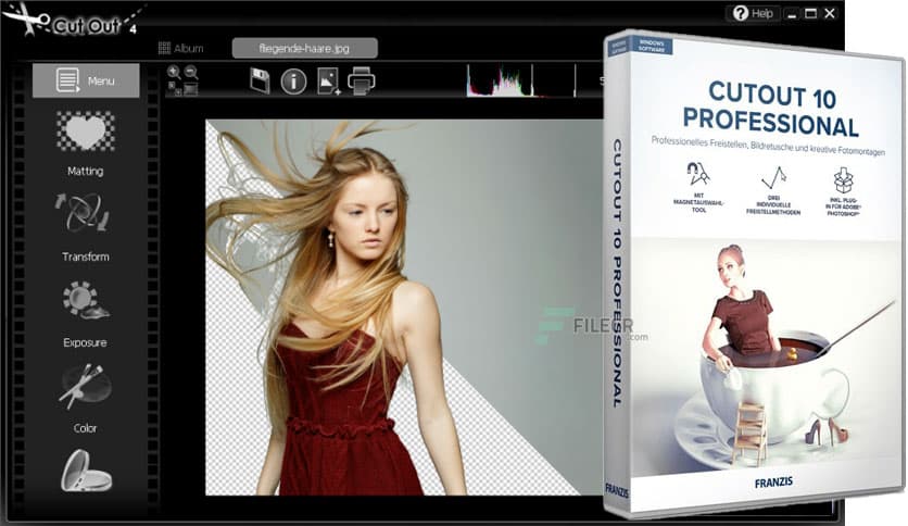 Franzis CutOut 10 Professional + Portable - FileCR