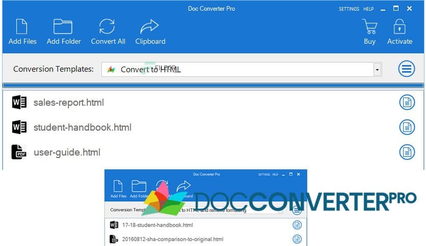 Doc Converter Pro 3.7.0 Business - FileCR