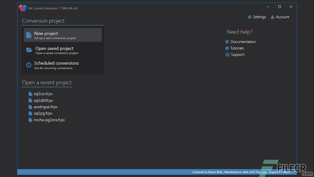 Full Convert Ultimate 25.10.1692 Free Download - FileCR