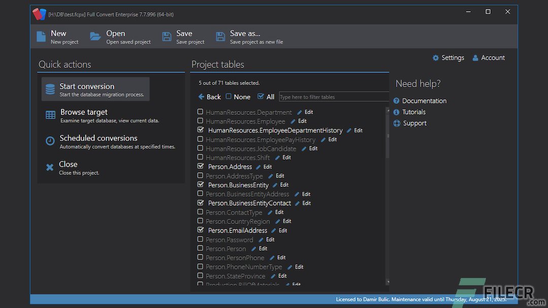 Full Convert Ultimate 25.10.1692 Free Download - FileCR